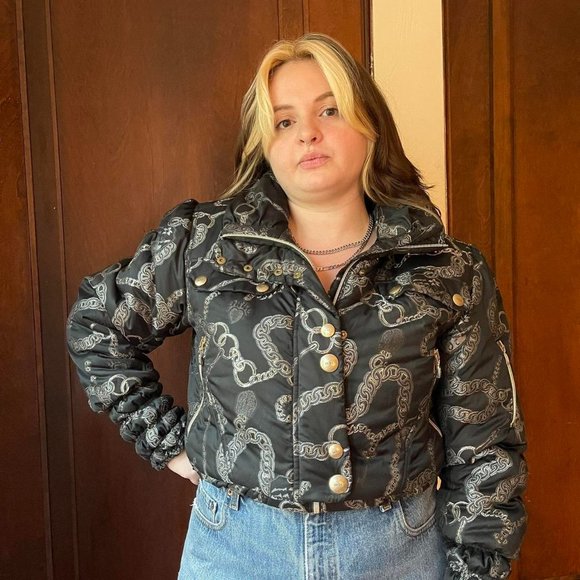 MDC Doris Pfister | Jackets & Coats | Y2k Mdc Doris Pfister Black Gold ...